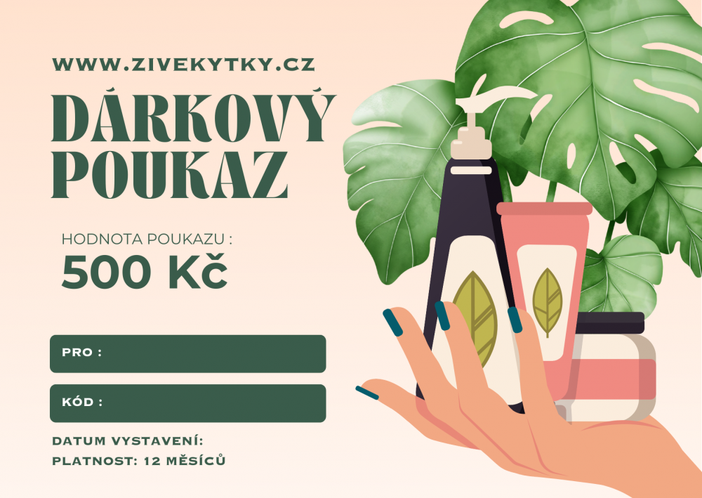 Dárkové poukazy | Živé kytky.cz